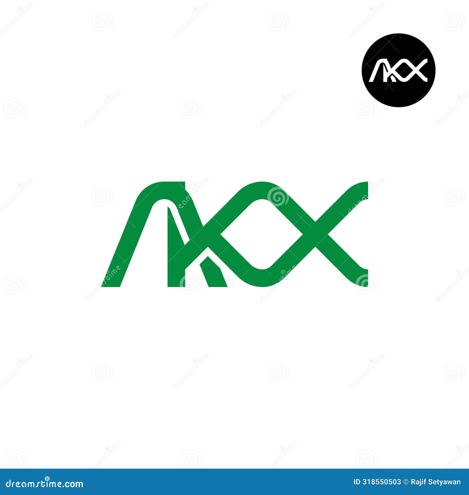 AKX Logo Letter Monogram Design Stock Illustration - Illustration of ...