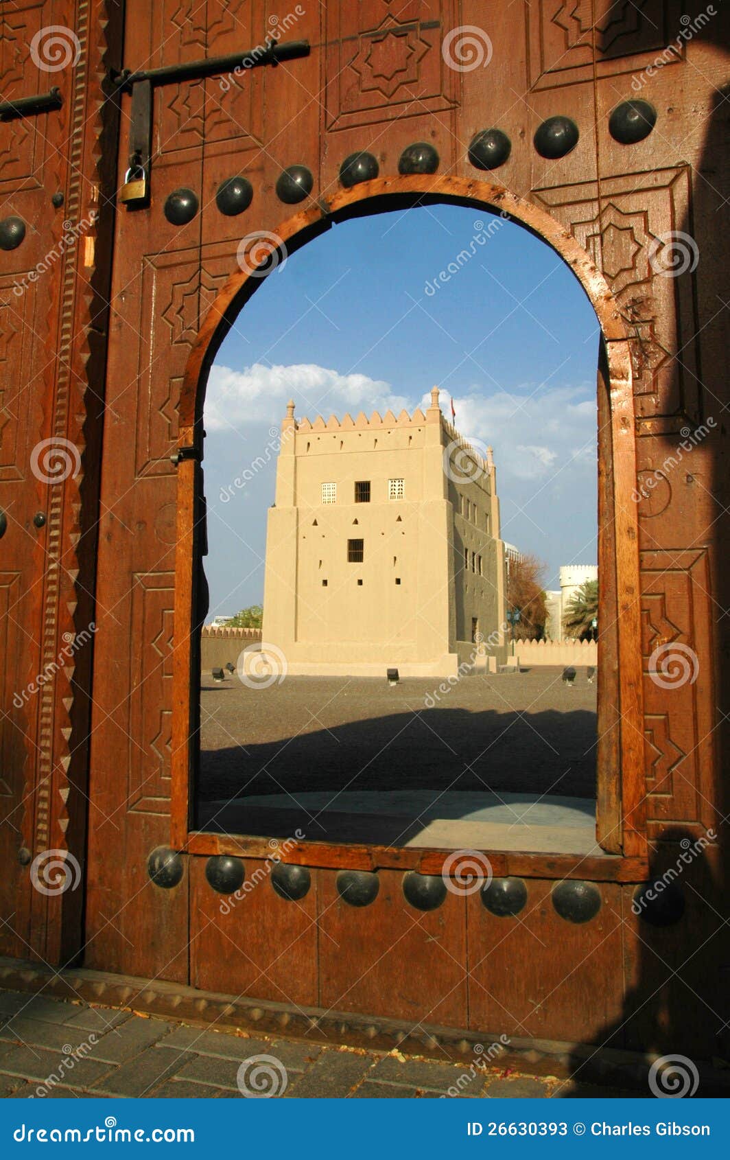 Al Ain Fort, Emirate of Abu Dhabi Stock Image - Image of garrison ...