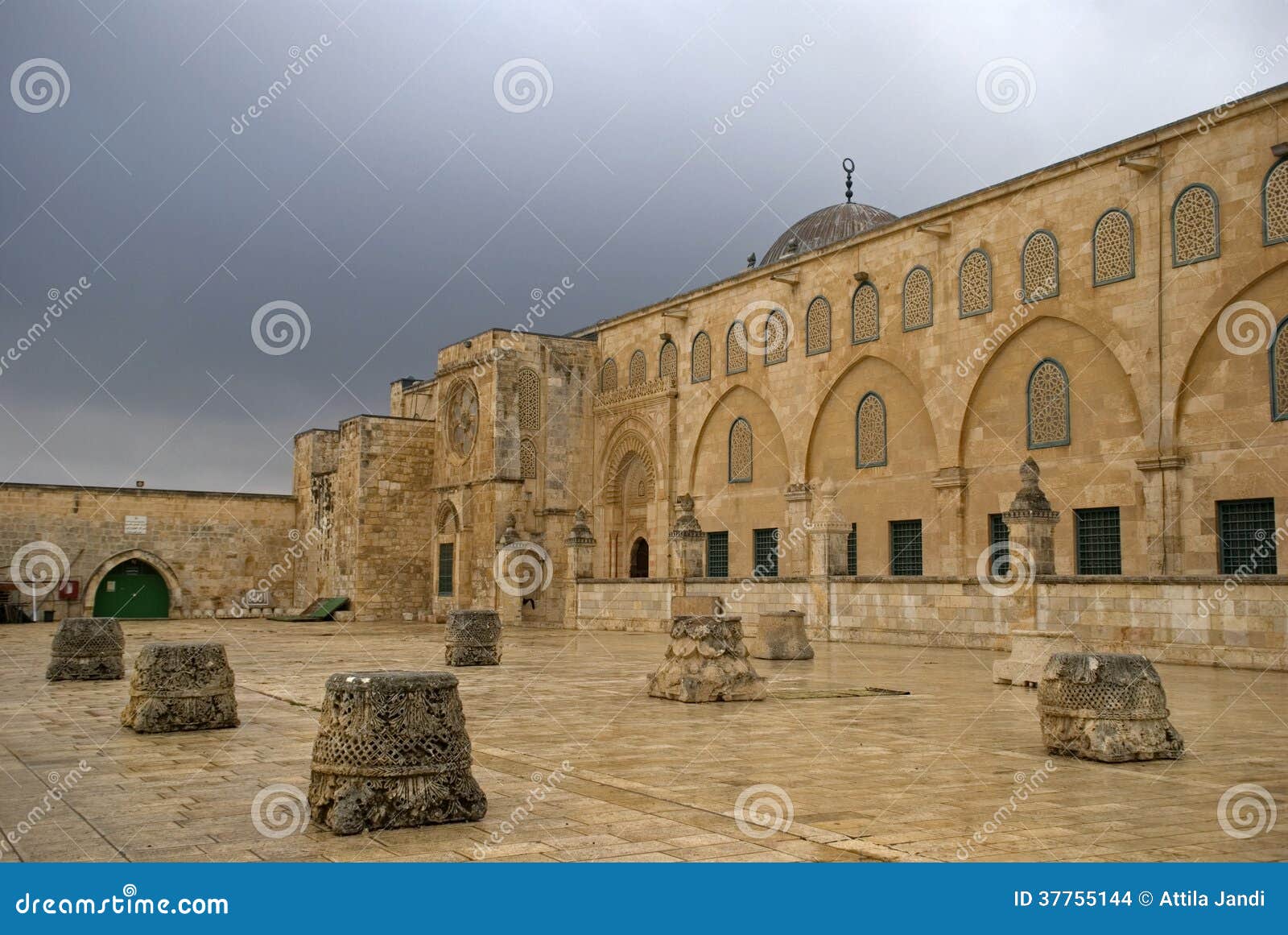 Al Aksa Mosque, Jerusalem, Israel Stock Photo - Image of cemetery ...
