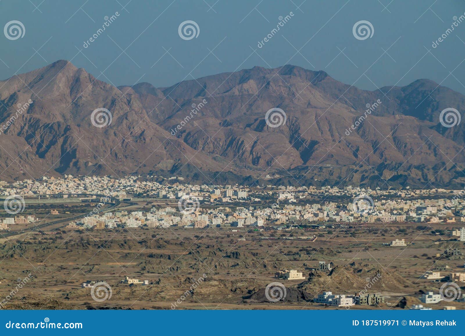 Al Amerat town in Om stock image. Image of arabic, east - 187519971