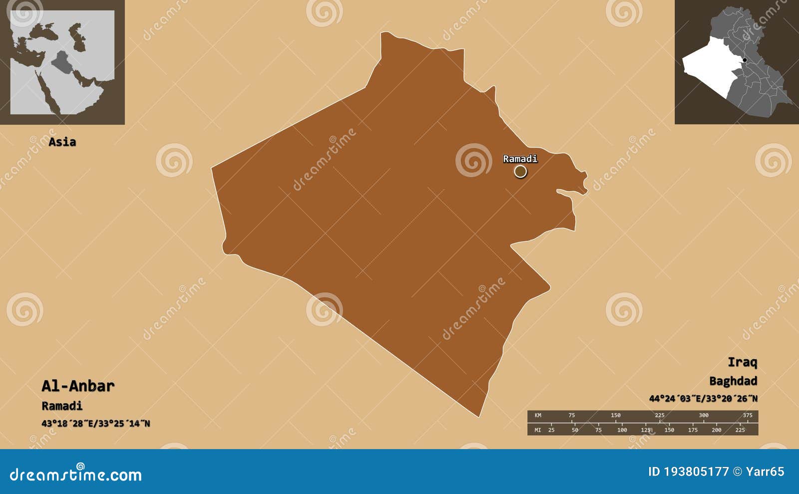 Al-Anbar, Province of Iraq,. Previews. Pattern Stock Illustration ...