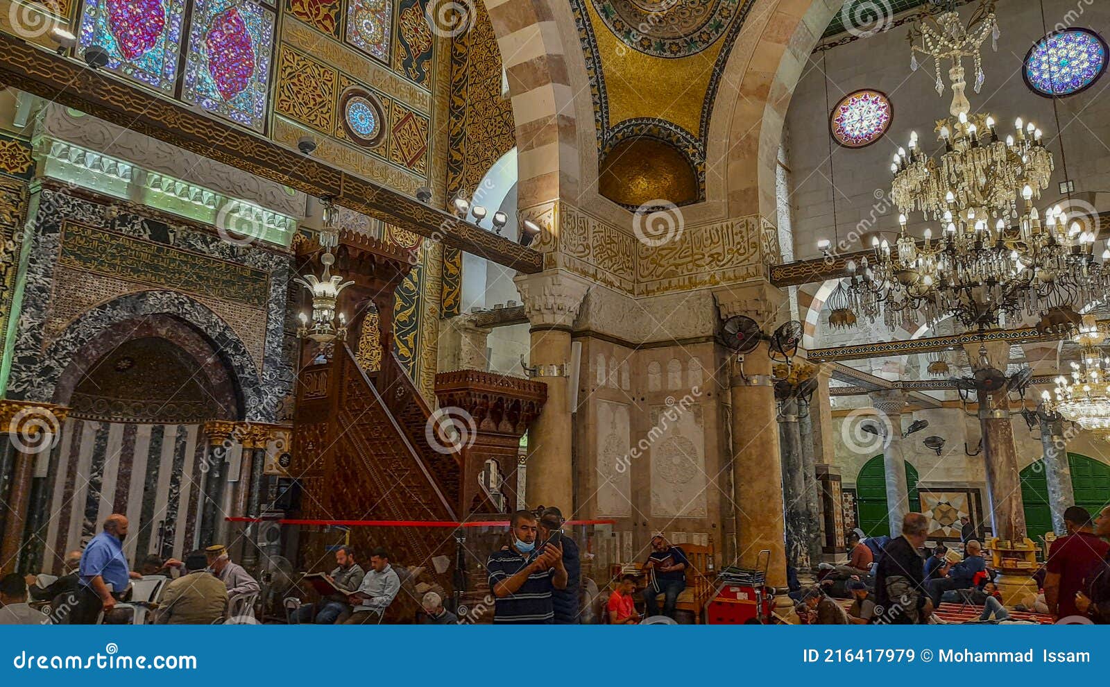 Al-Aqsa Mosque Compound in Jerusalem Editorial Stock Image - Image of ...