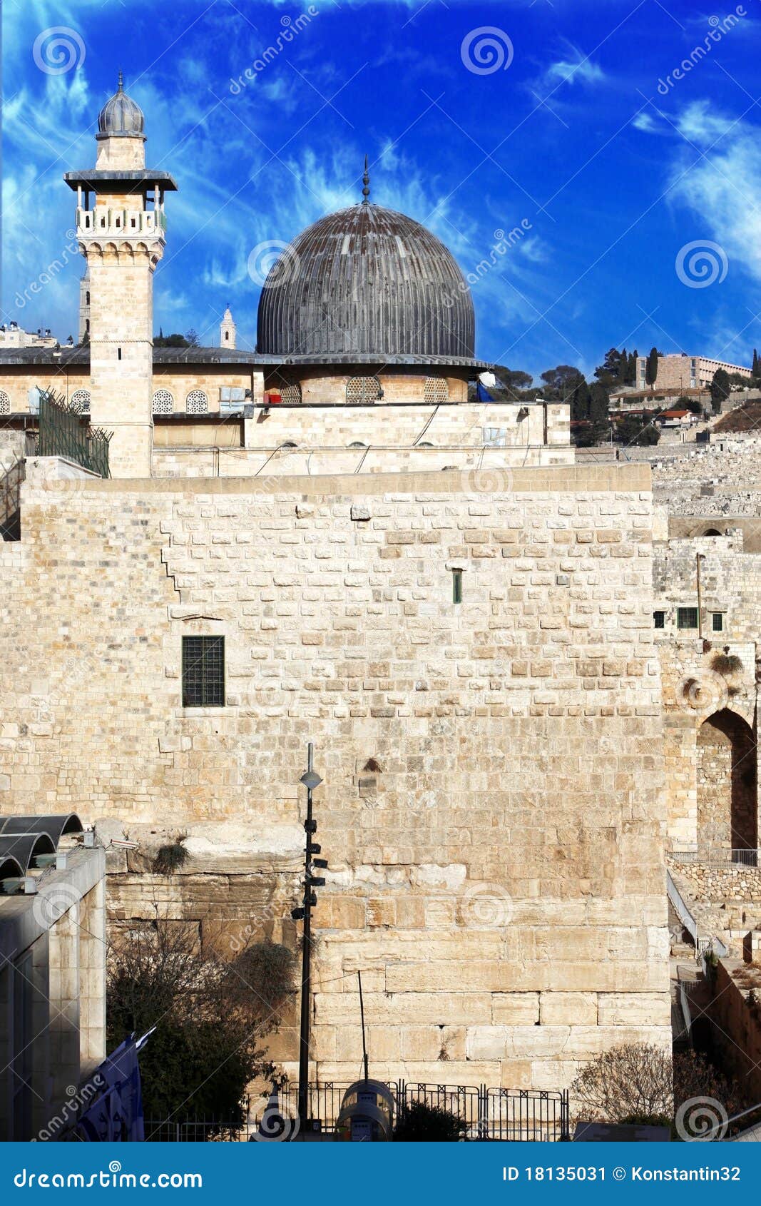 Al Aqsa Mosque in Jerusalem Stock Image - Image of rock, horizontal ...