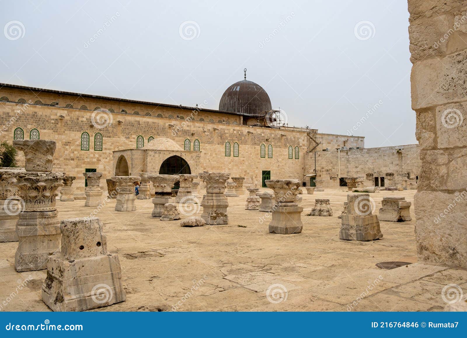 Al-Aqsa Mosque at Jerusalem Stock Photo - Image of historical, travel ...