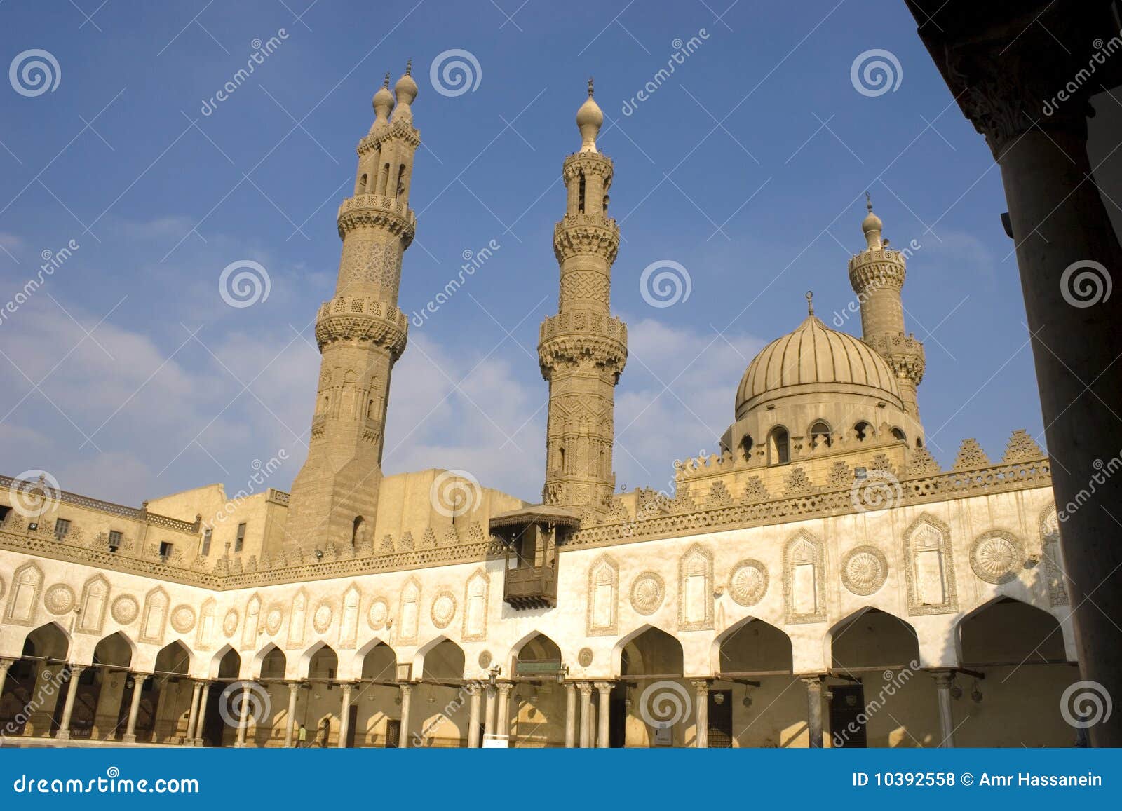 Al-Azhar Mosque stock photo. Image of religion, education - 10392558