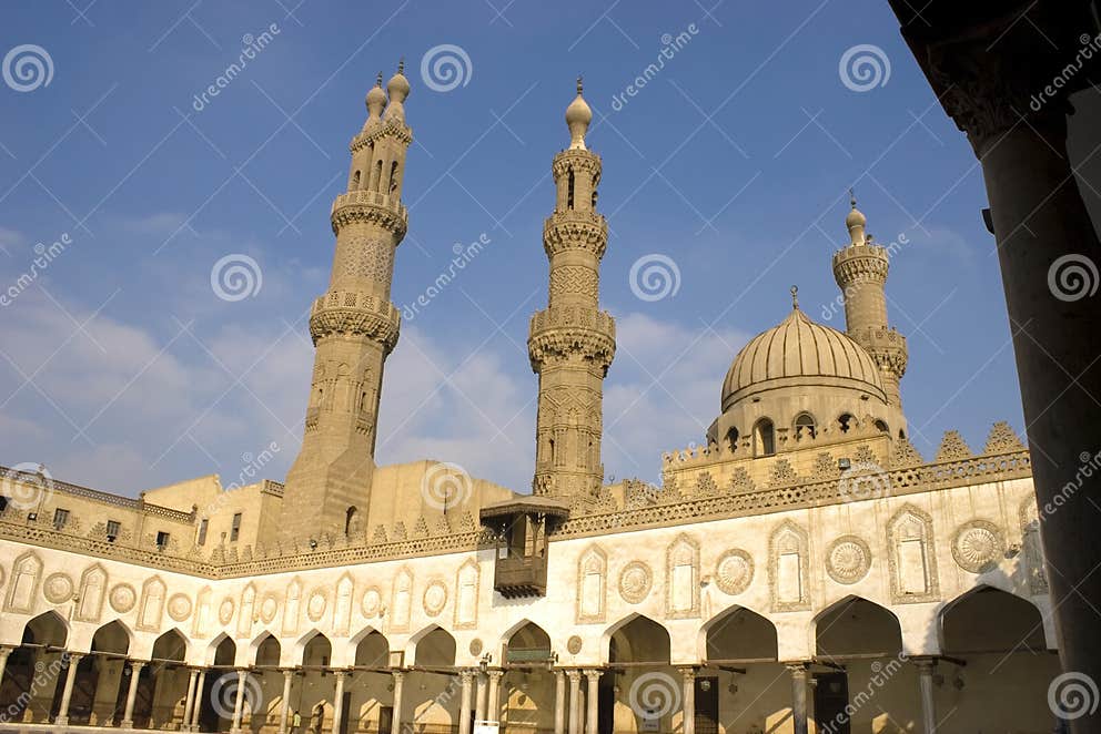 Al-Azhar Mosque stock photo. Image of religion, education - 10392558