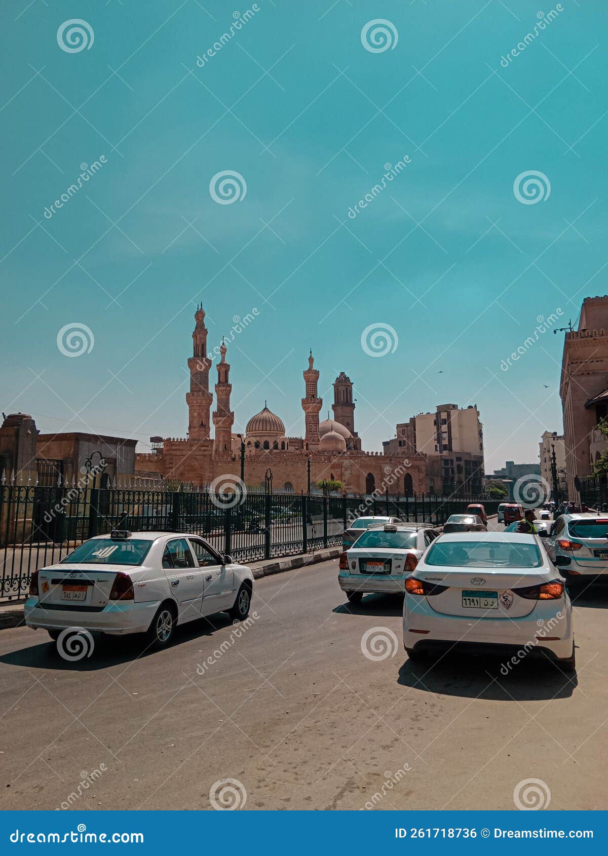 Al-Azhar Mosque in Egypt Islamic Civilization Flourished Here Editorial ...