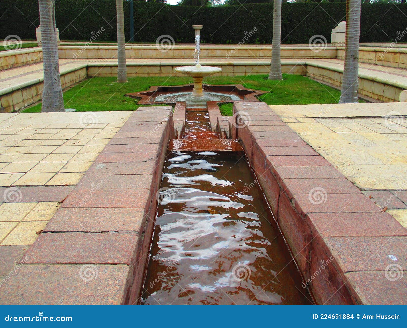 Al Azhar Park stock photo. Image of water, nature, park - 224691884