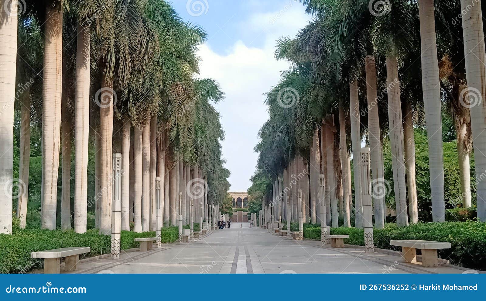 Al Azhar Park Entrance stock photo. Image of neighbourhood - 267536252