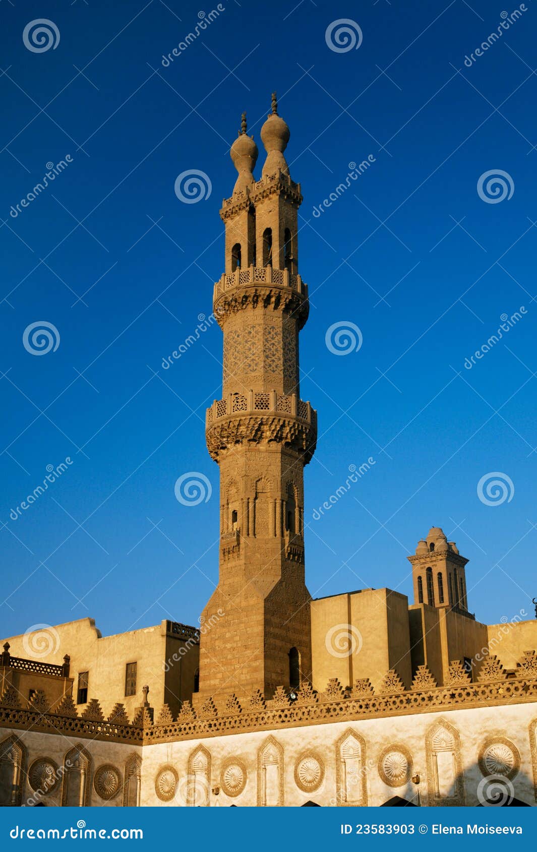 Al-Azhar University and Mosque, Cairo Stock Image - Image of cities ...