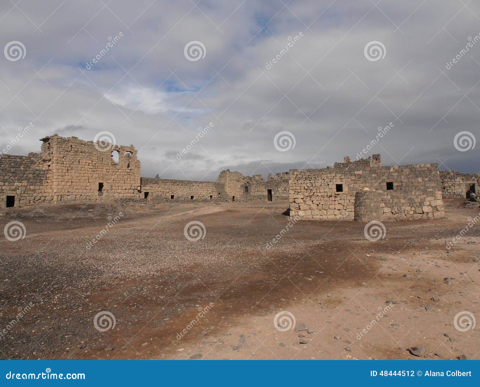 Al Azraq Desert Castle Royalty-Free Stock Photo | CartoonDealer.com ...