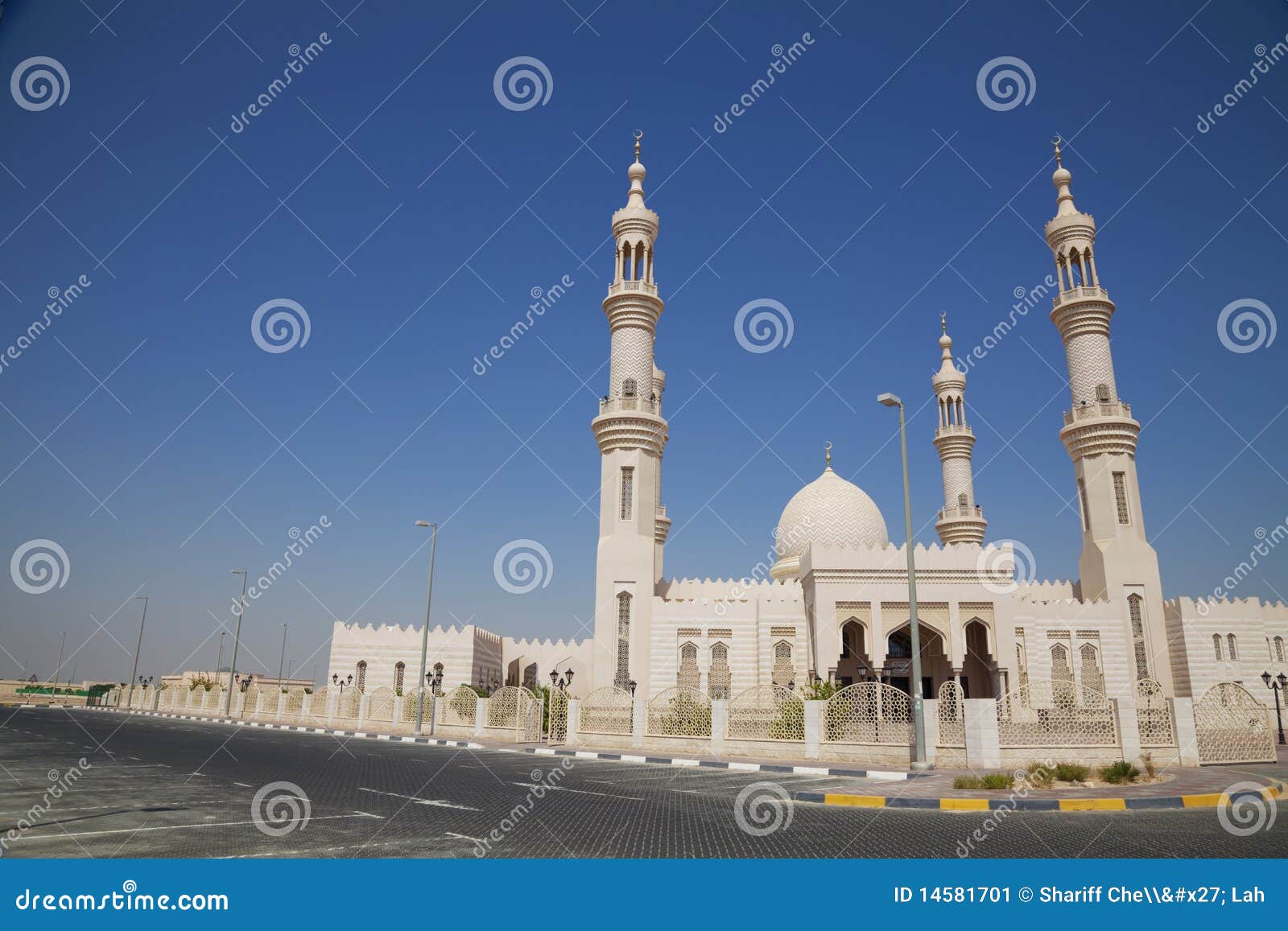 Al-Bahya Mosque, Abu Dhabi, UAE Stock Image - Image of arab, dome: 14581701