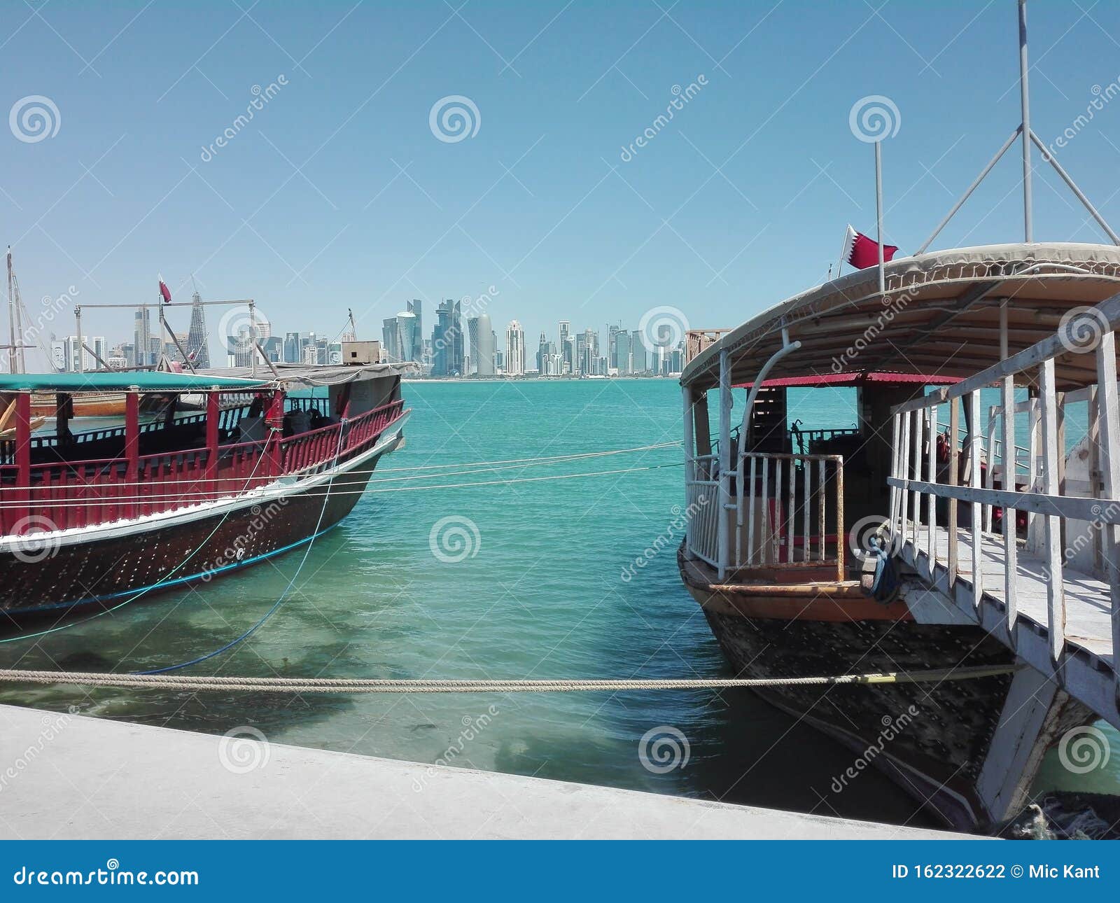 Al Cornish, Doha stock photo. Image of qatar, skyline - 162322622