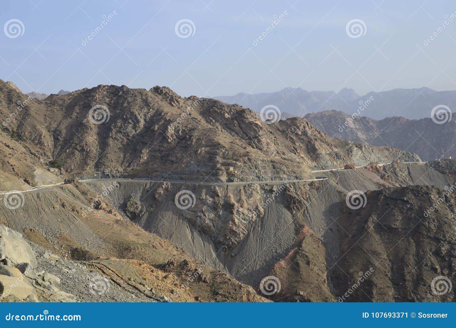 Al Hada Mountain, Al Hada-Taif Road, Saudi-Arabien Stockbild - Bild von ...