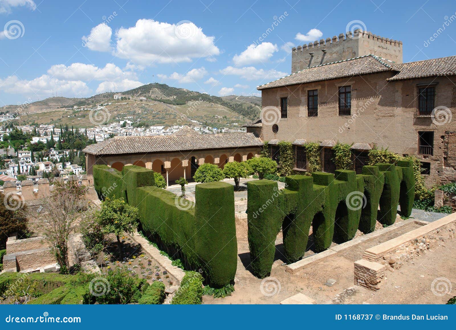 Al hambra stock image. Image of arab, diversity, ancient - 1168737