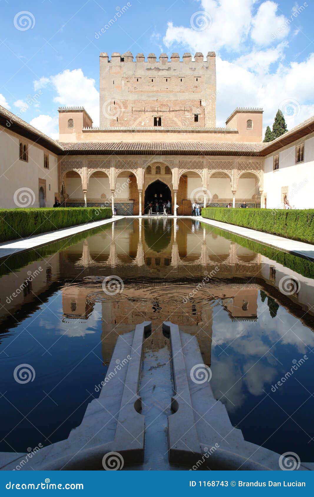 Al hambra stock image. Image of building, ancient, europe - 1168743