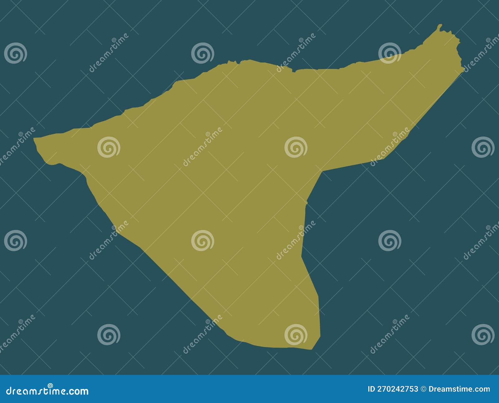 Al Hasakah, Syria. Solid. No Legend Stock Illustration - Illustration ...