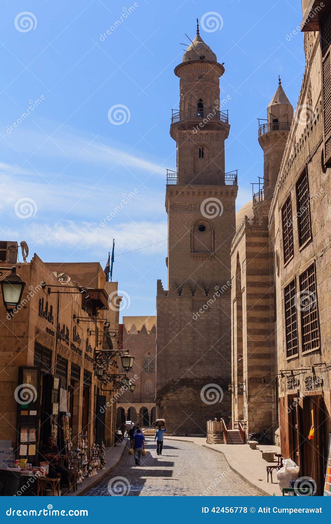 Al-Hussein Mosque , Cairo in Egypt Editorial Stock Photo - Image of ...