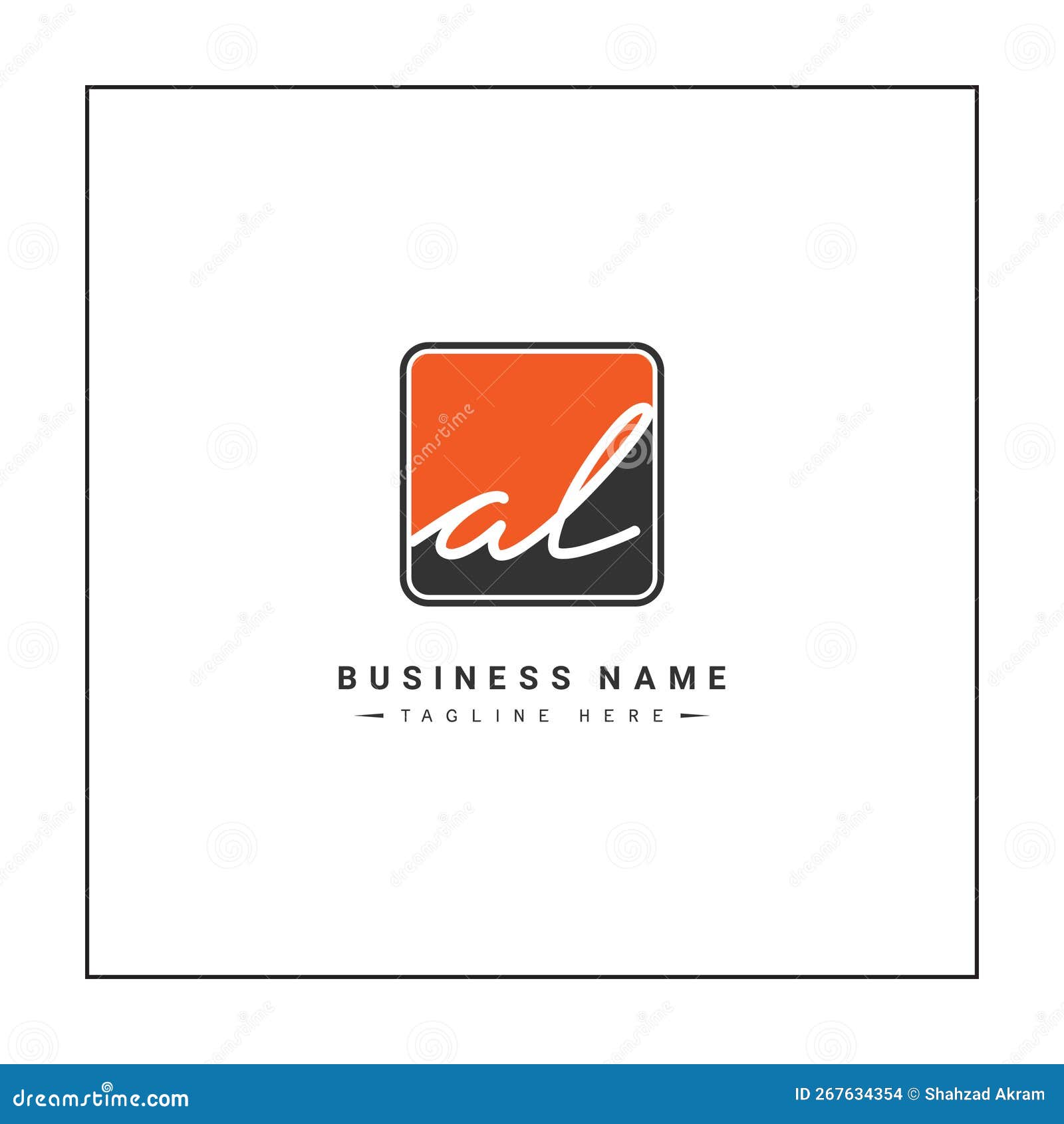 AL Initial Letter Signature Logo Template - Handwritten Vector Logo ...