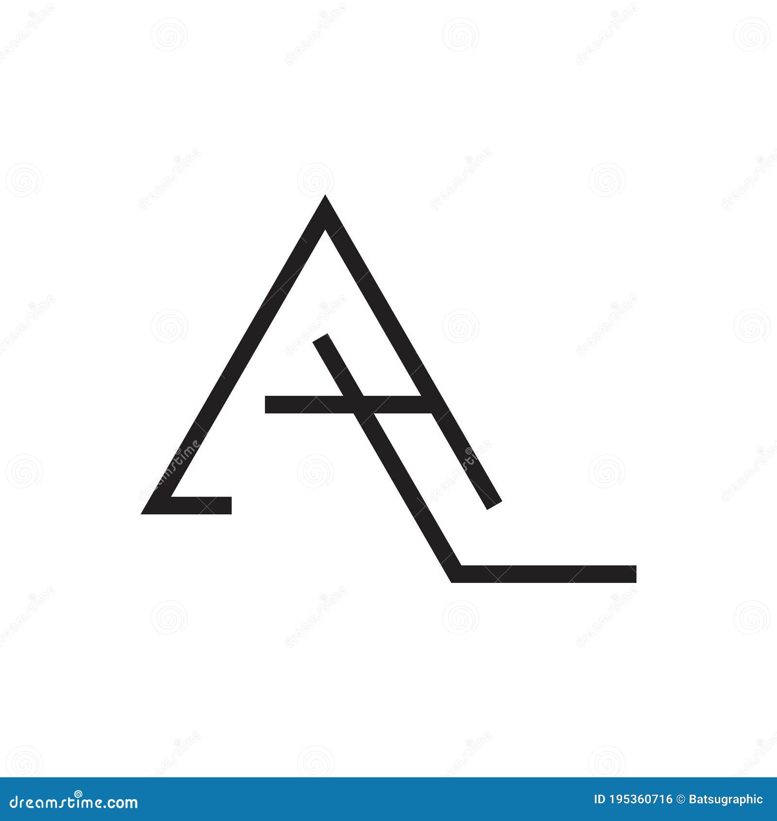 Al Initial Letter Vector Logo Icon Stock Vector - Illustration of ...