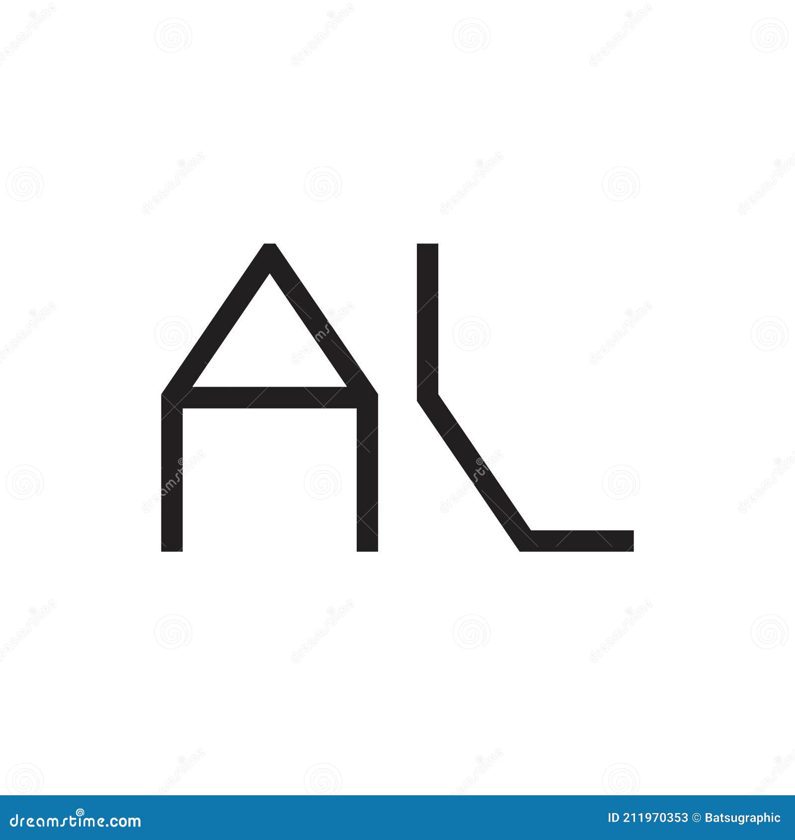 Al Initial Letter Vector Logo Icon Stock Vector - Illustration of ...