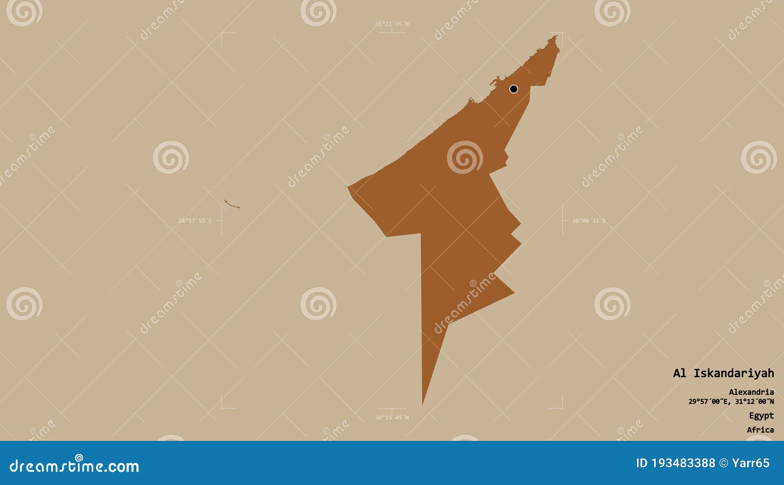 Al Iskandariyah - Egypt. Bounding Box. Pattern Stock Illustration ...