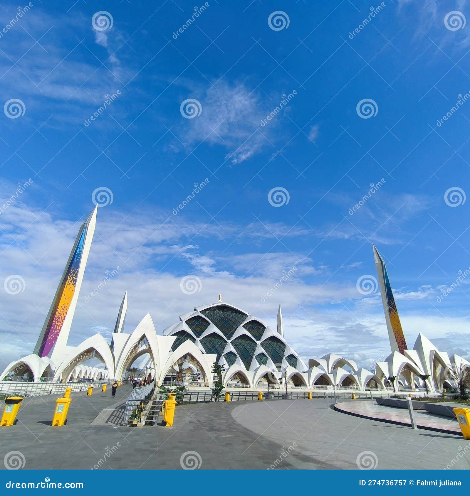 Al-Jabbar Mosque, West Java, Bandung Stock Image - Image of jabbar ...