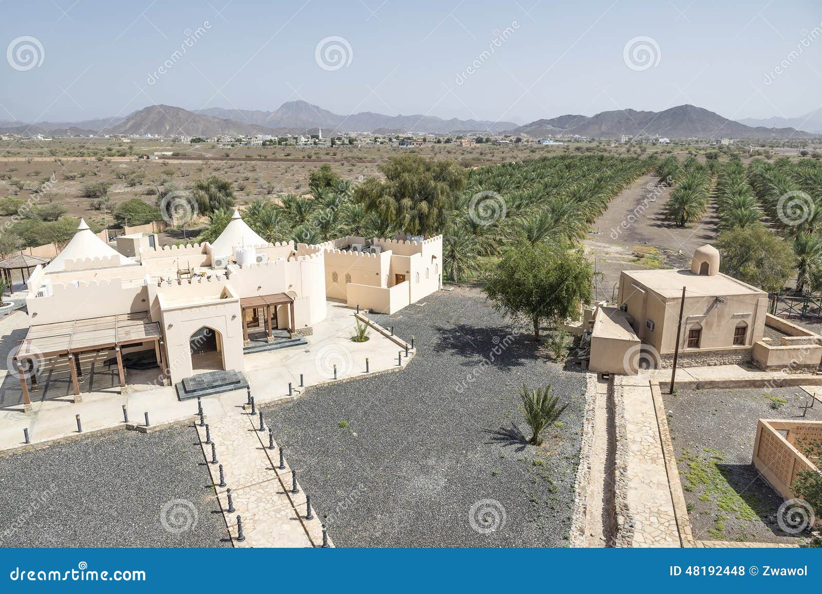 Al Jabreen del fuerte foto de archivo. Imagen de medieval - 48192448