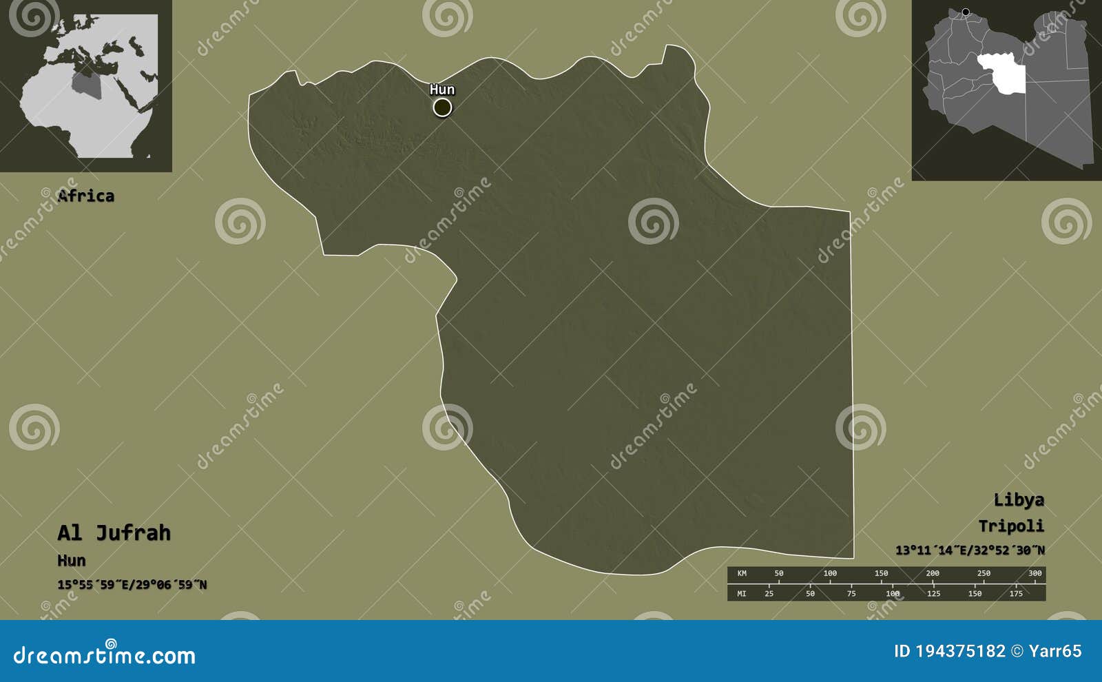 Al Jufrah, District of Libya,. Previews. Administrative Stock ...