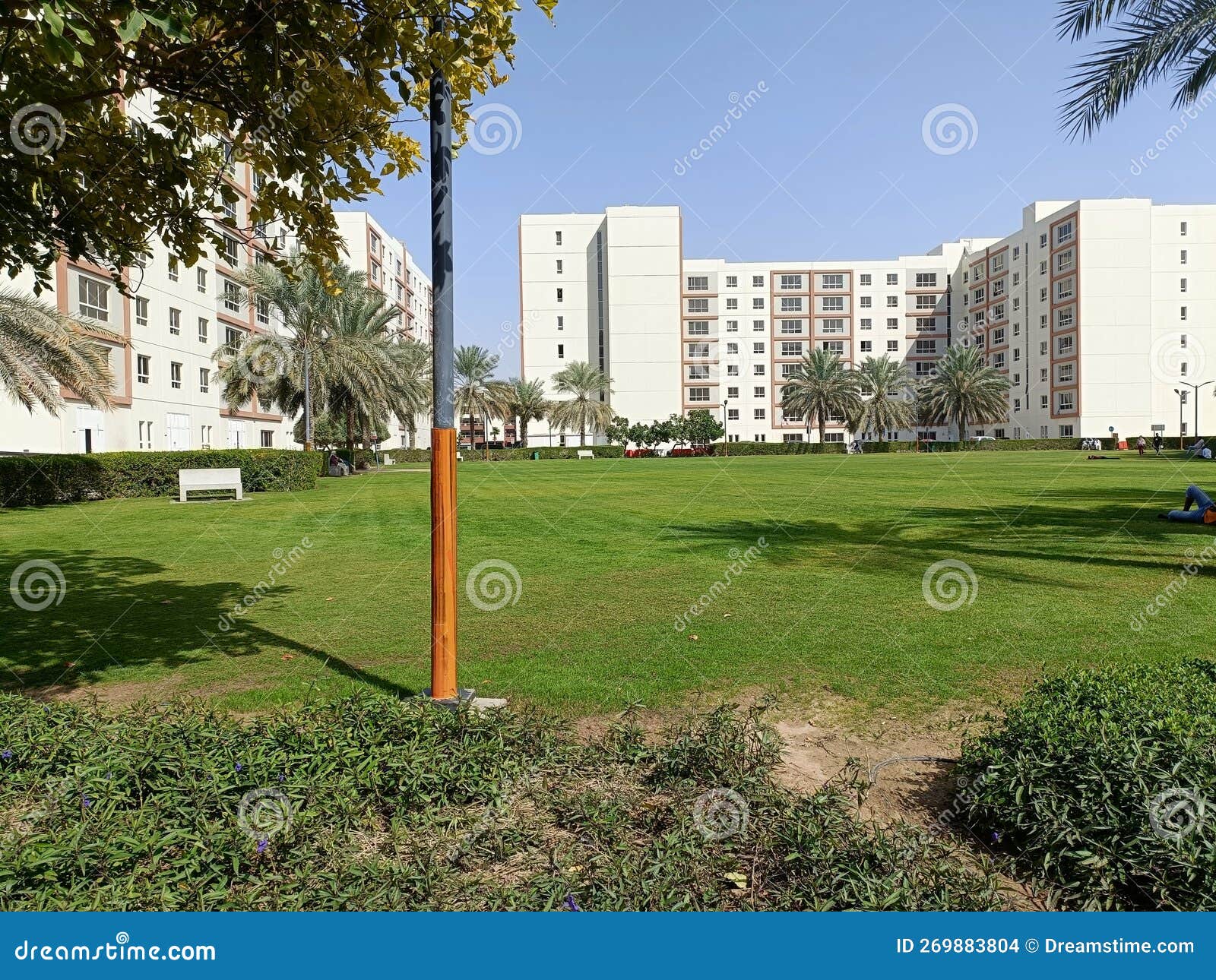 Al Khail Gate Residential Complex Building Stock Photo - Image of house ...