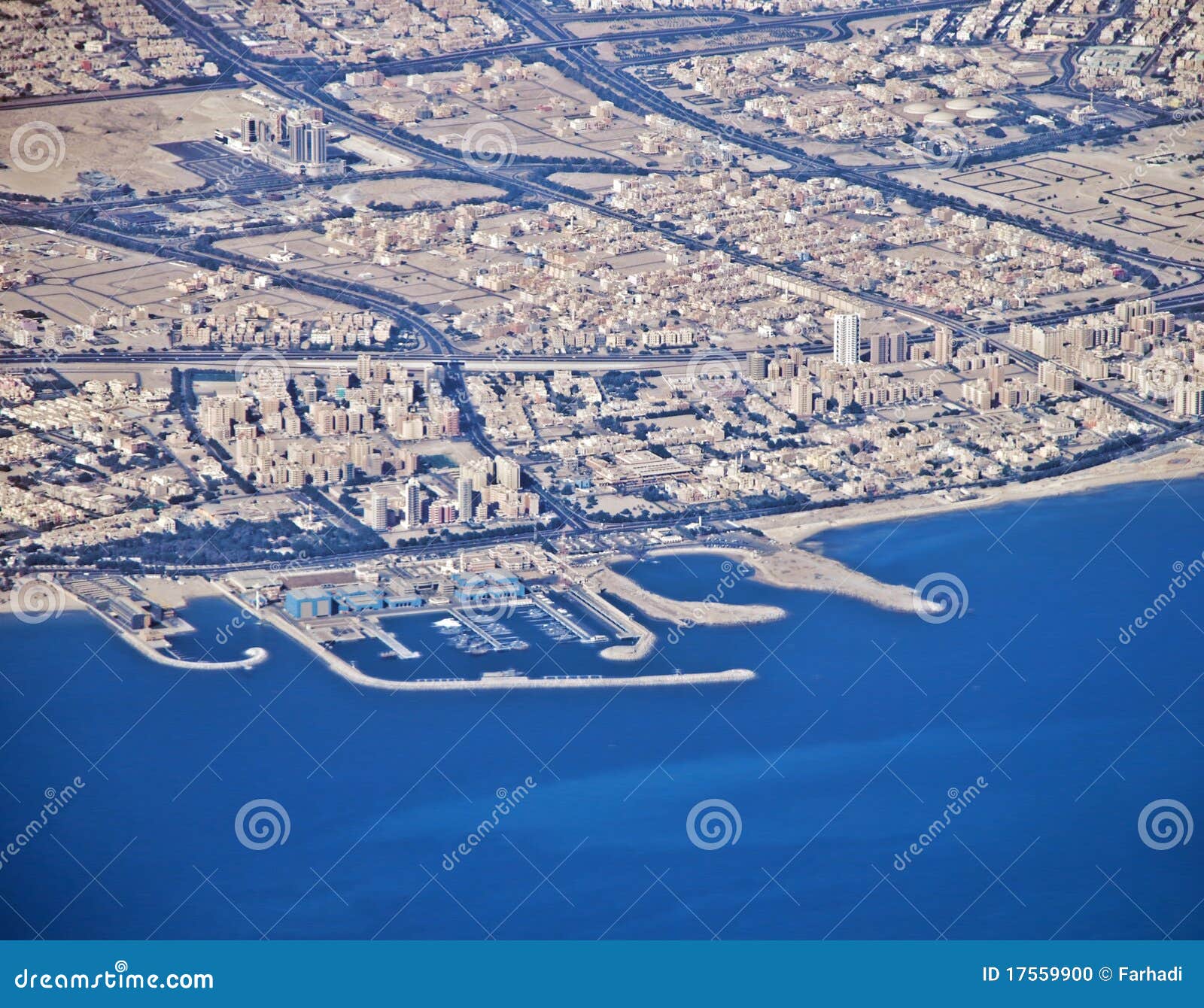 Al Kout - Fahaheel Kuwait stock photo. Image of aerial - 17559900