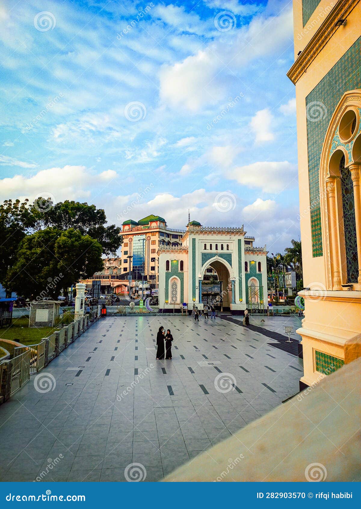 Al-mashun Mosque in the City of Medan, One of the Landmarks of the City ...