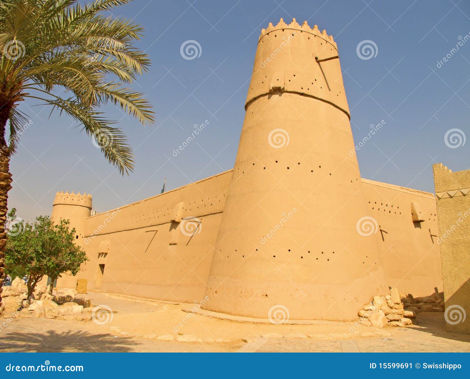 Al Masmak fort stock image. Image of castle, ancient - 15599691