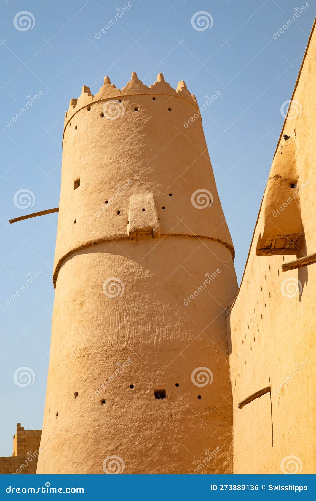 Al Masmak fort stock photo. Image of riyadh, masmak - 273889136