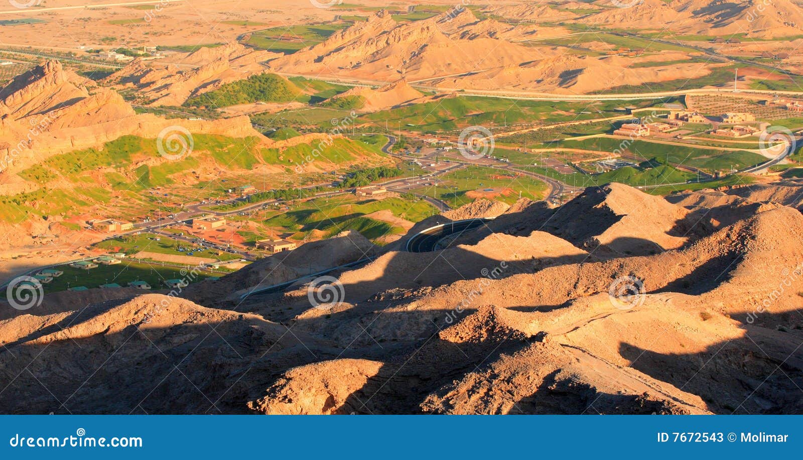 Al mubazara stock image. Image of mountain, emirates, united - 7672543