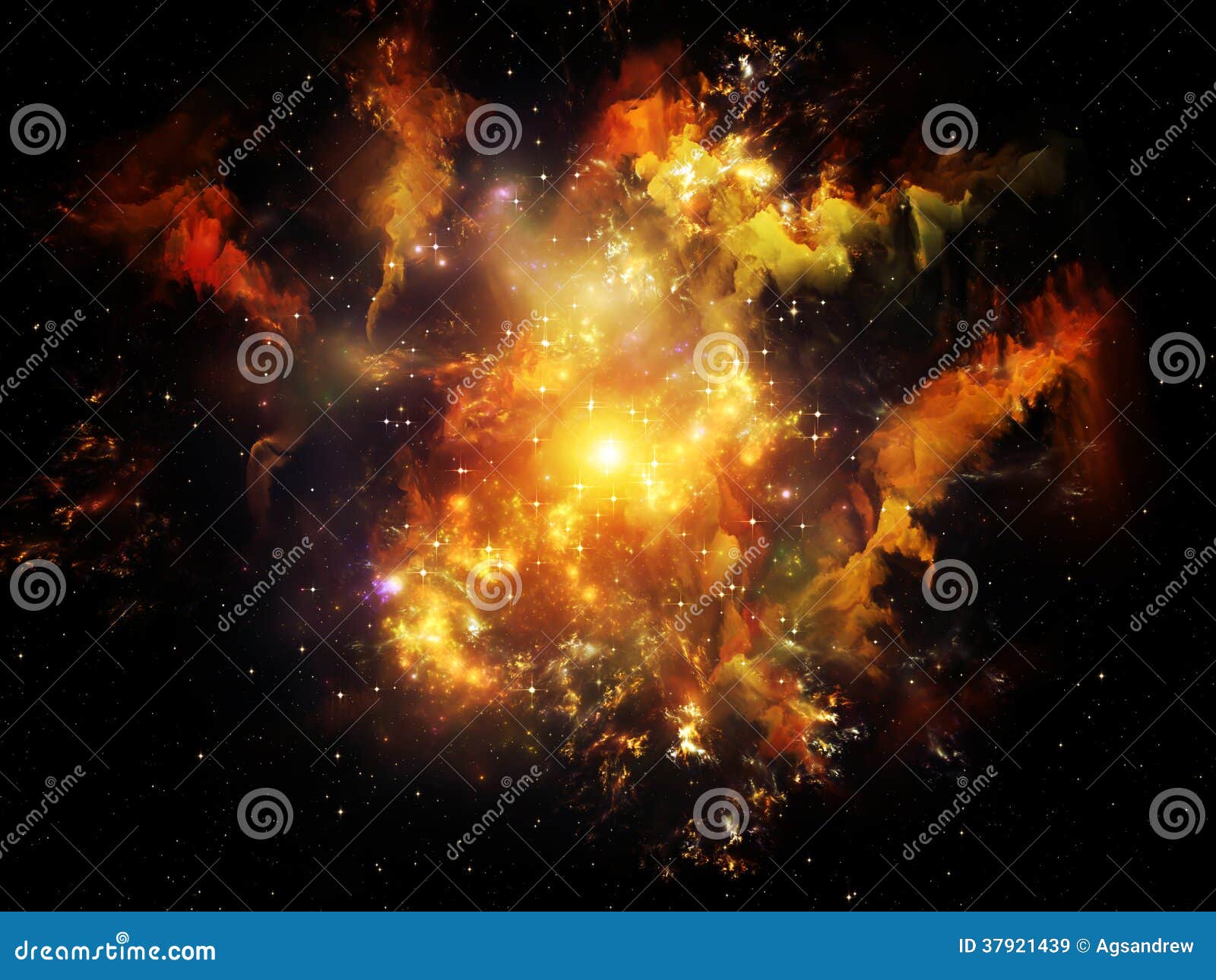 Al principio stock de ilustración. Ilustración de astral - 37921439