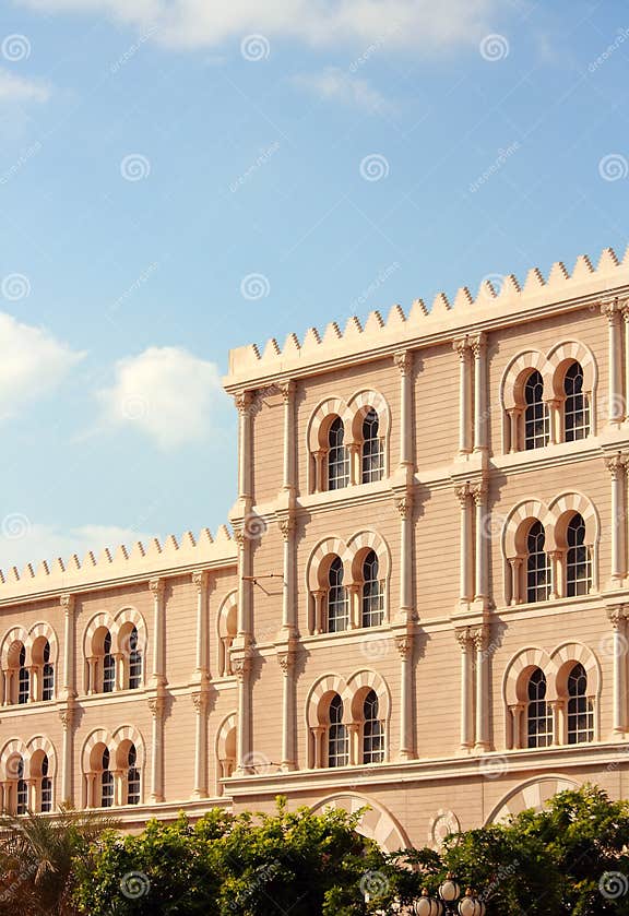 Al Qasba stock image. Image of islamic, united, sunny - 25839485