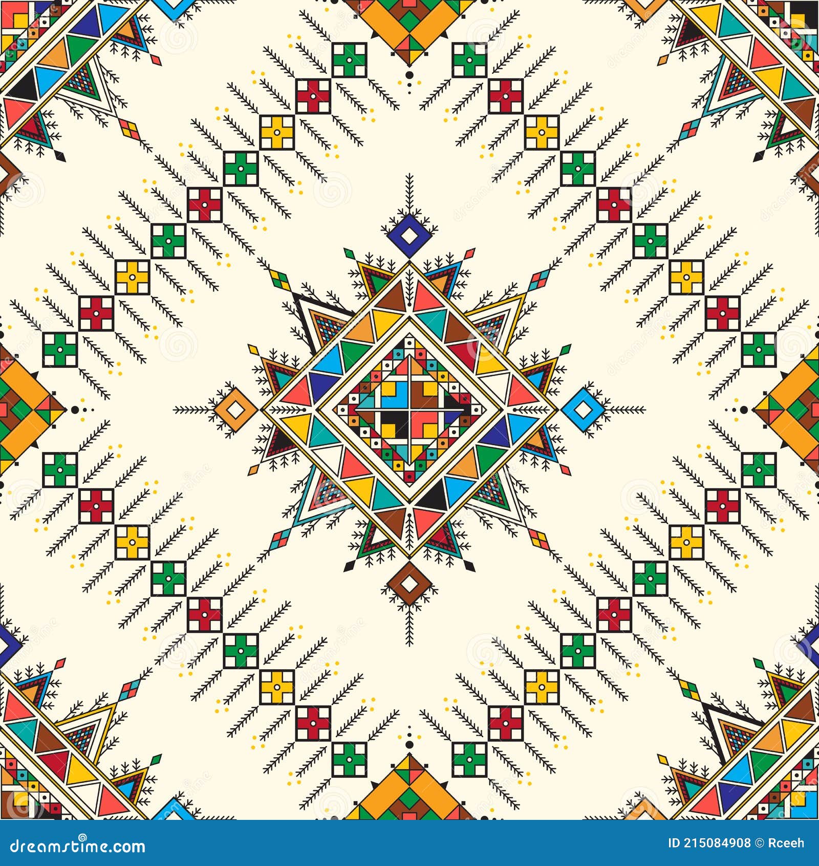 Al-Qatt Al-Asiri Pattern 17 Stock Vector - Illustration of heritage ...