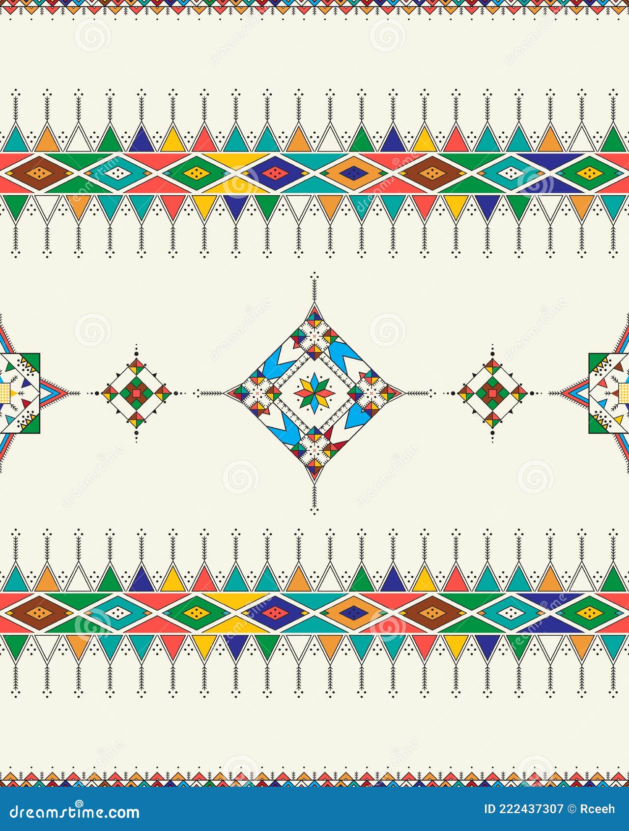 Al-Qatt Al-Asiri Pattern 57 Stock Vector - Illustration of ornament ...
