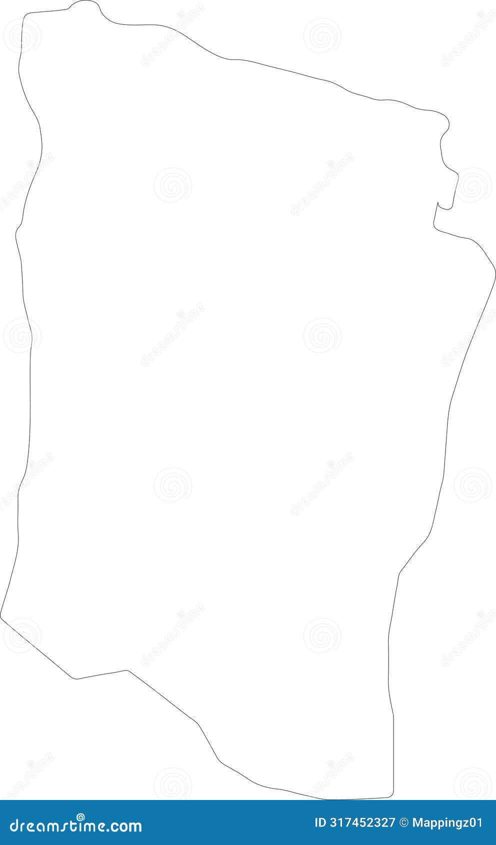 Al Qubbah Libya Outline Map Stock Illustration - Illustration of area ...