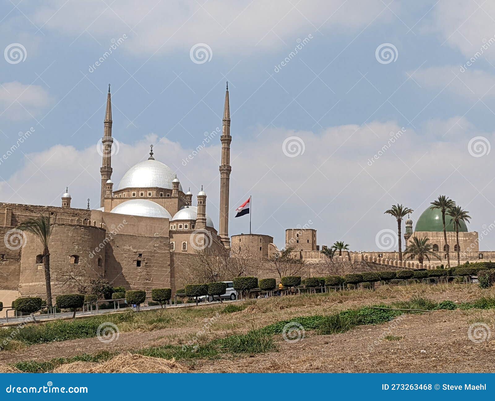 Al-Rifa i Mosque Cairo stock photo. Image of tourism - 273263468