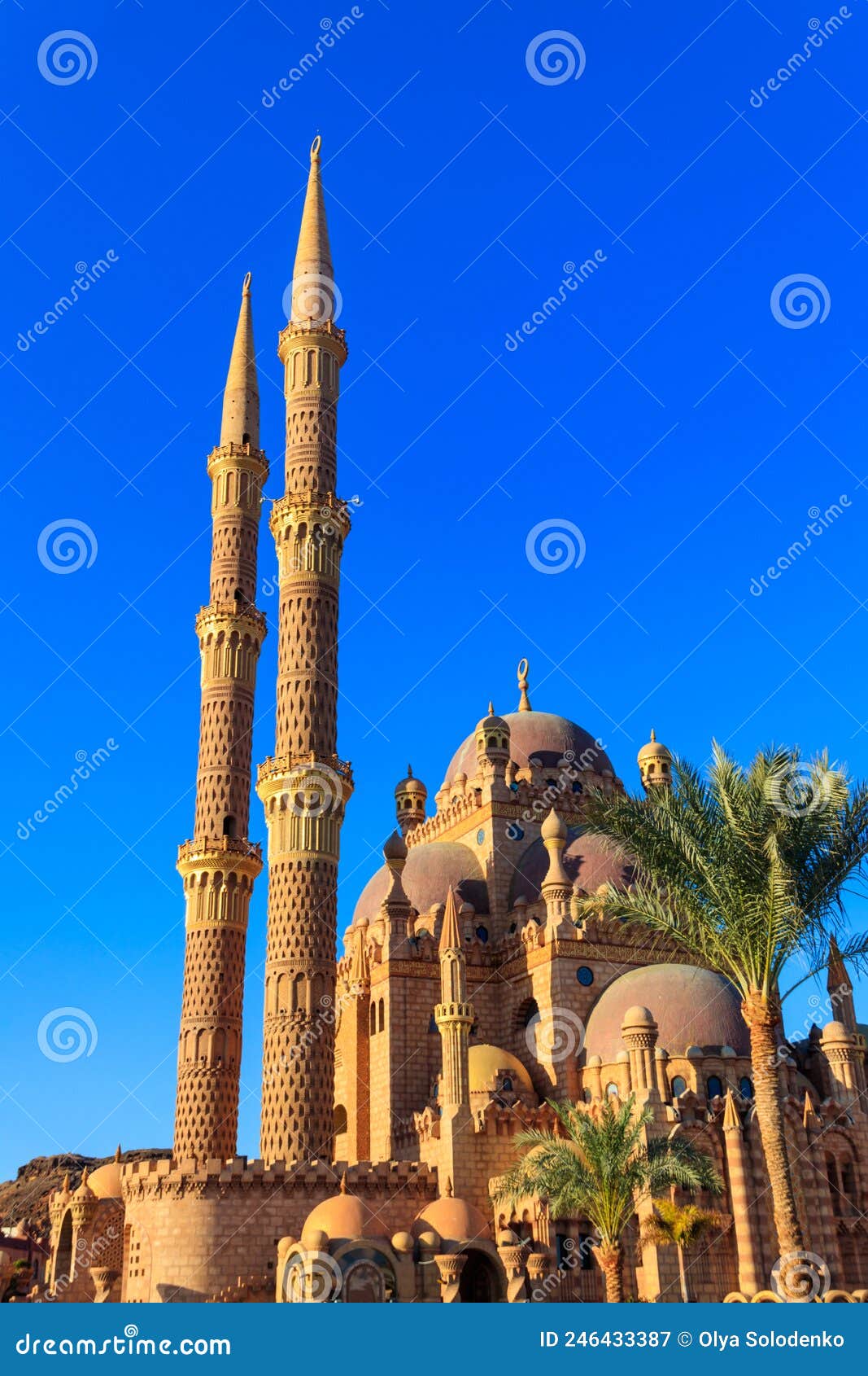 Al Sahaba Mosque in Sharm El Sheikh, Egypt Stock Image - Image of ...
