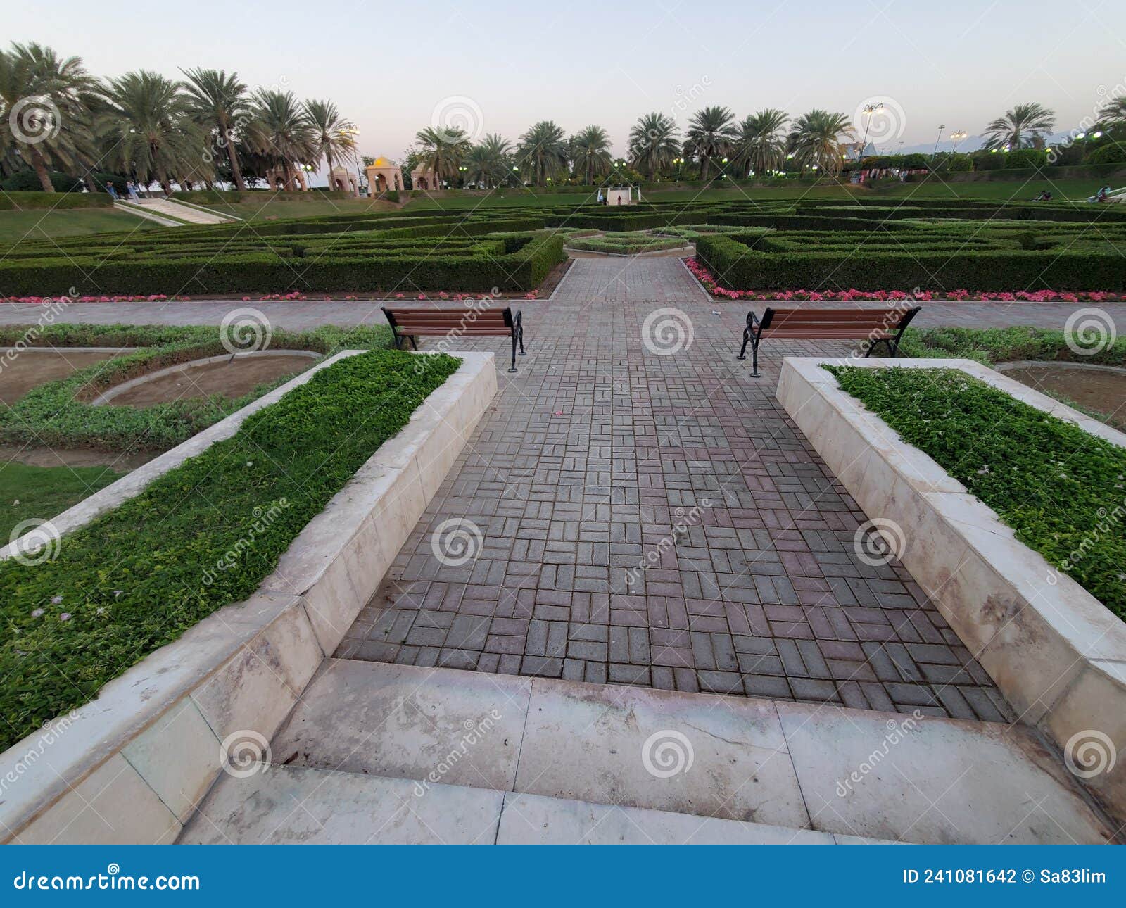 Al Sahwa Park, Muscat, Oman Stock Photo - Image of lawn, city: 241081642