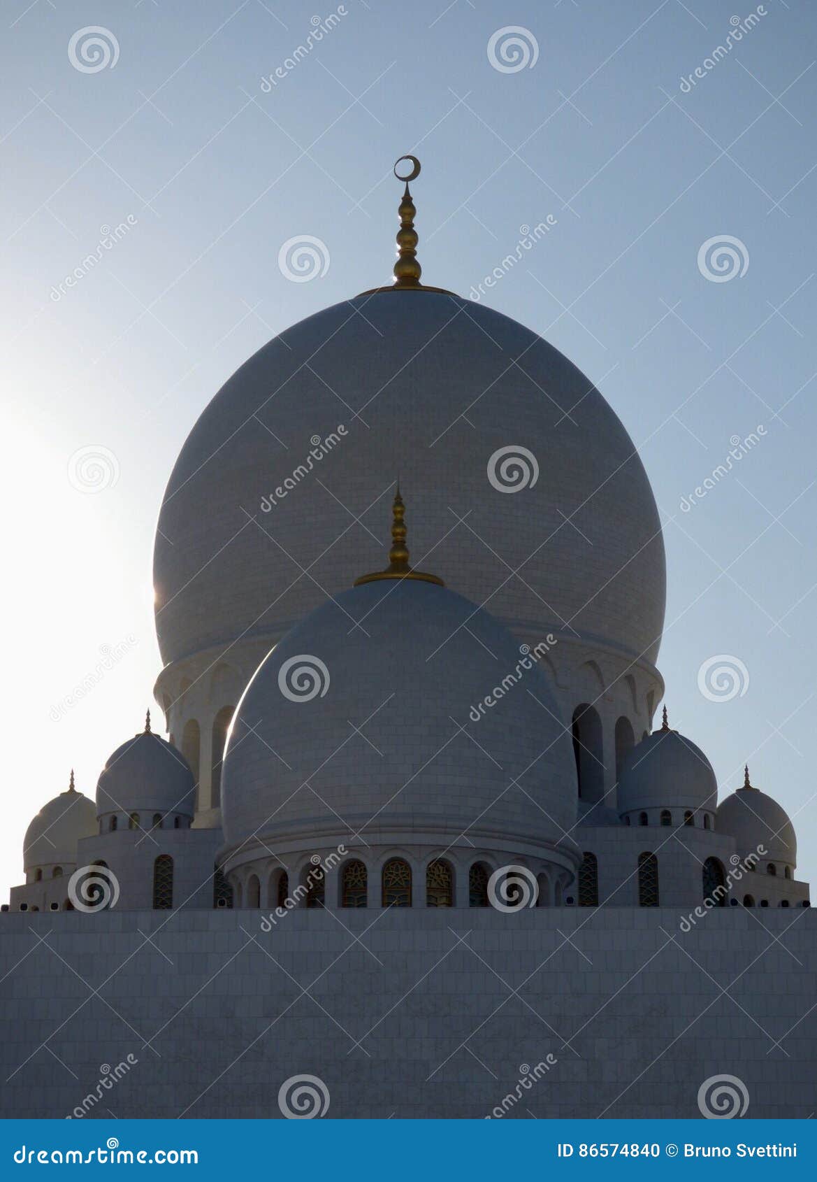 Al Zayed Mosque - Abu Dhabi Stock Photo - Image of white, dhabi: 86574840