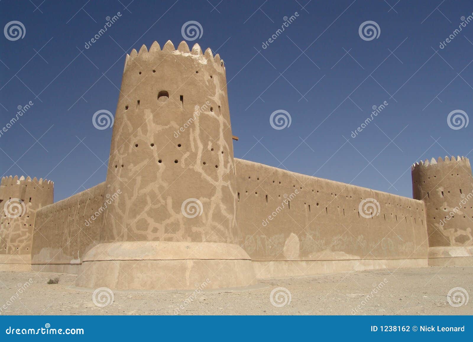 Al-Zubara Fort stock photo. Image of arabia, qatar, east - 1238162