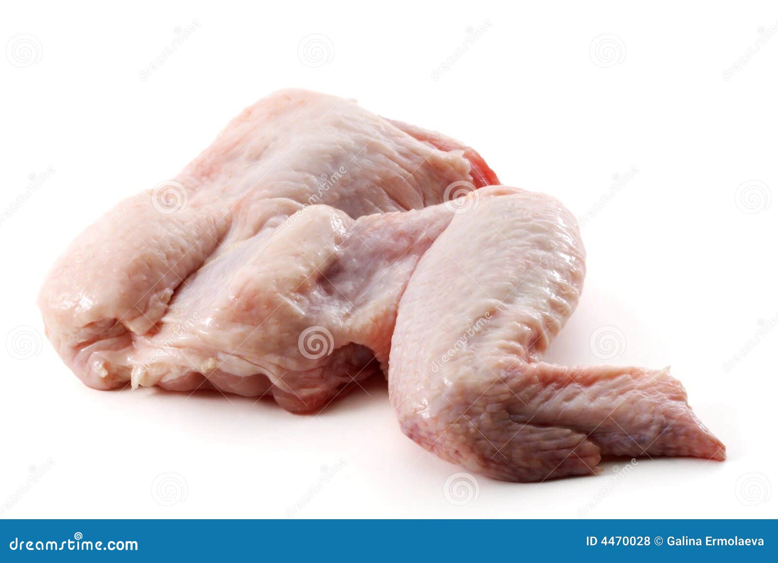 Ala de pollo foto de archivo. Imagen de blanco, sano, cocina - 4470028