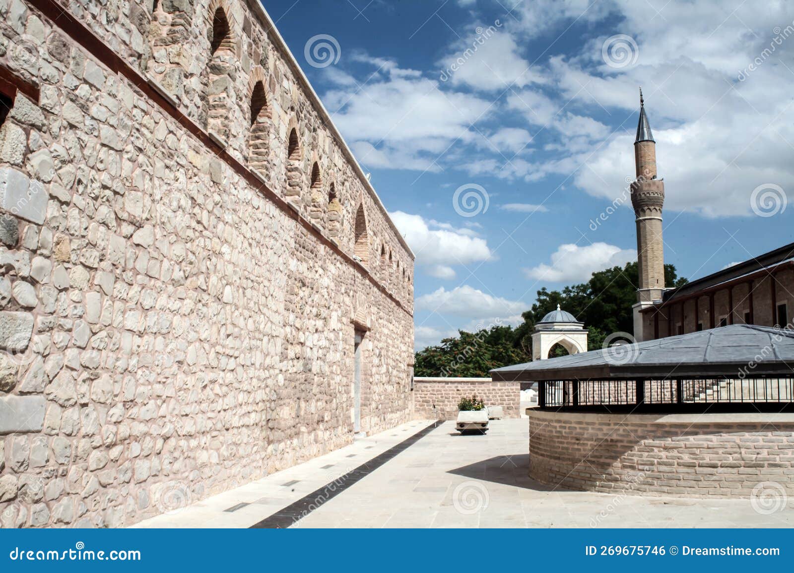 Alaaddin Mosque in Konya City Stock Photo - Image of neighbourhood ...