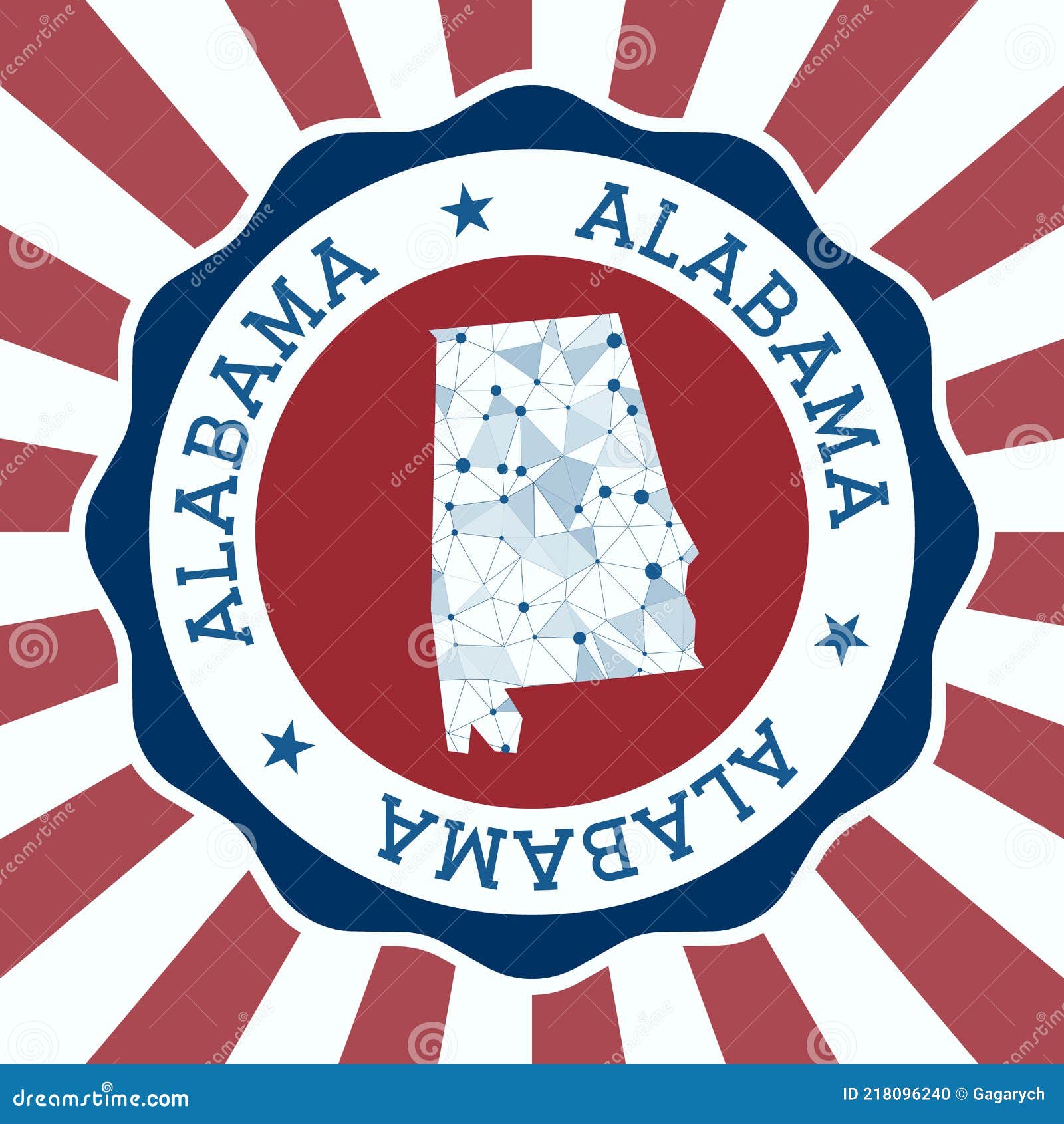 Alabama Badge. stock vector. Illustration of holiday - 218096240