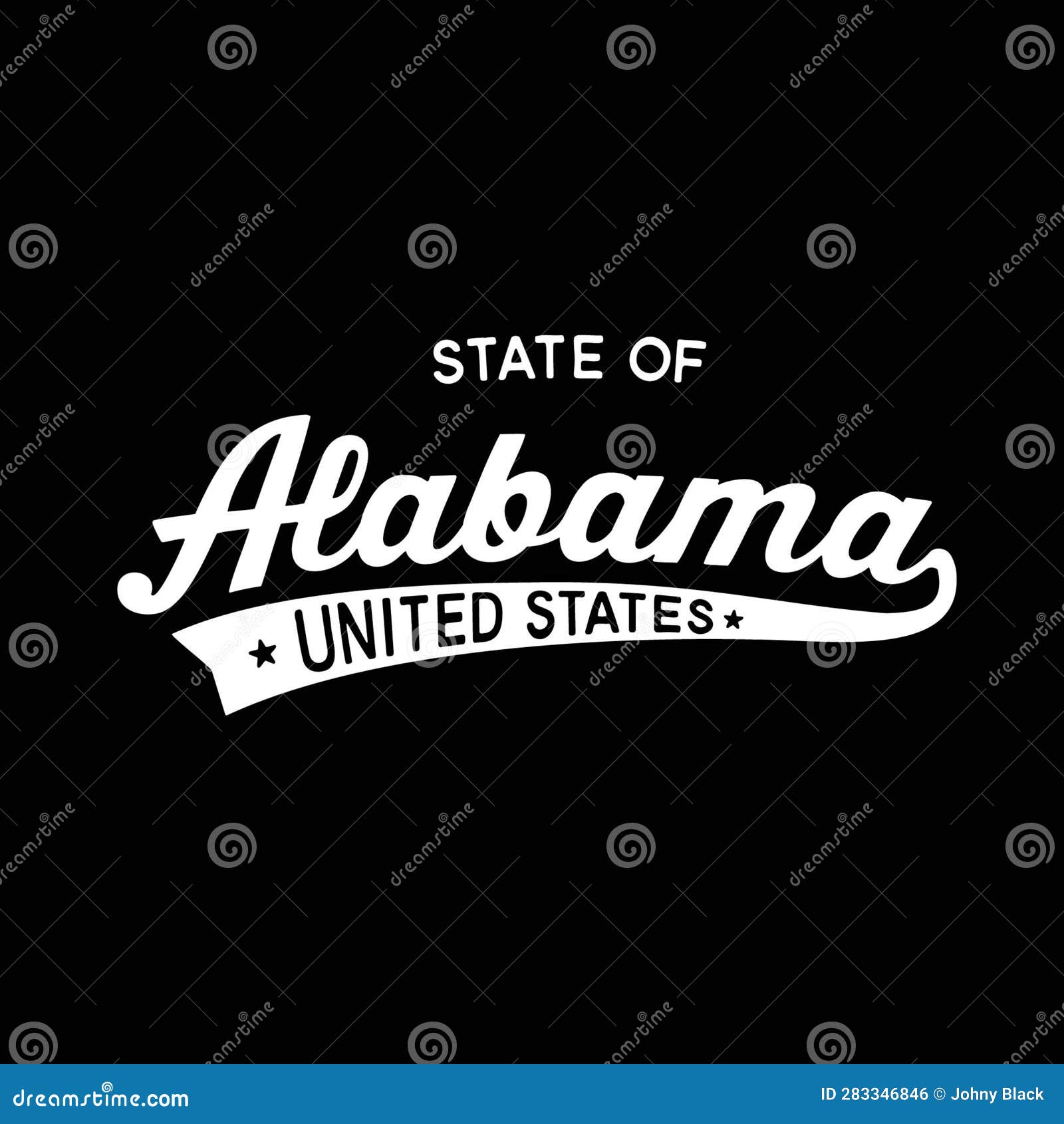 Alabama Lettering Design. Alabama, United States, Typography Design ...