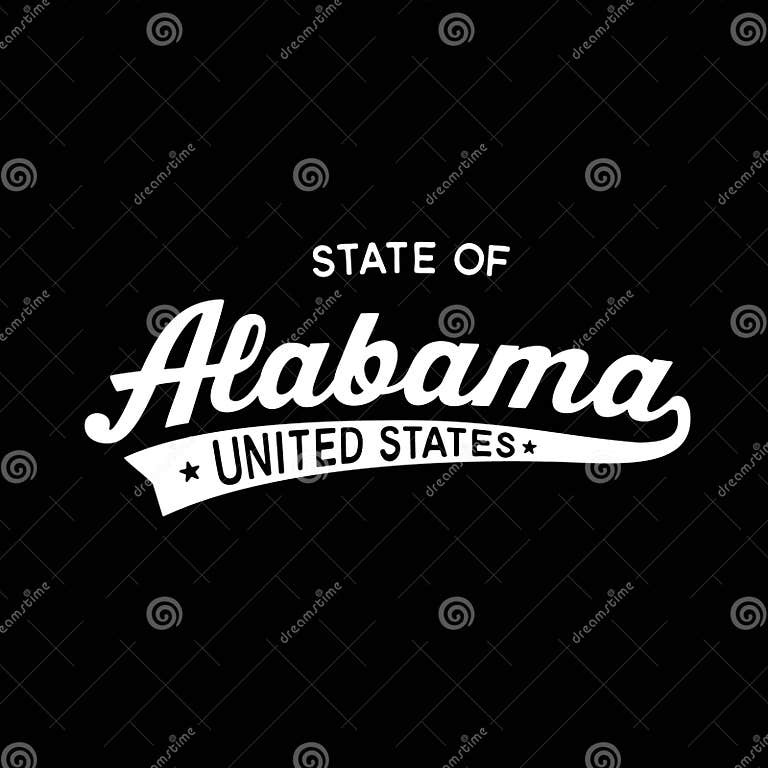 Alabama Lettering Design. Alabama, United States, Typography Design ...